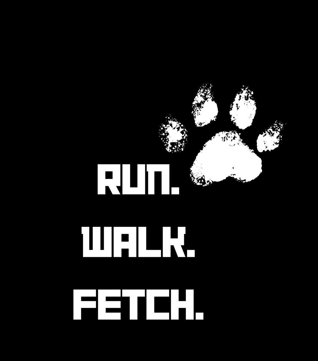 RUN. WALK. FETCH. - Etsy