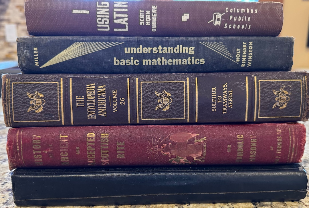 1927-1961 Rare, Vintage Collection Farmhouse Decor, Set of 5 Books. - Etsy