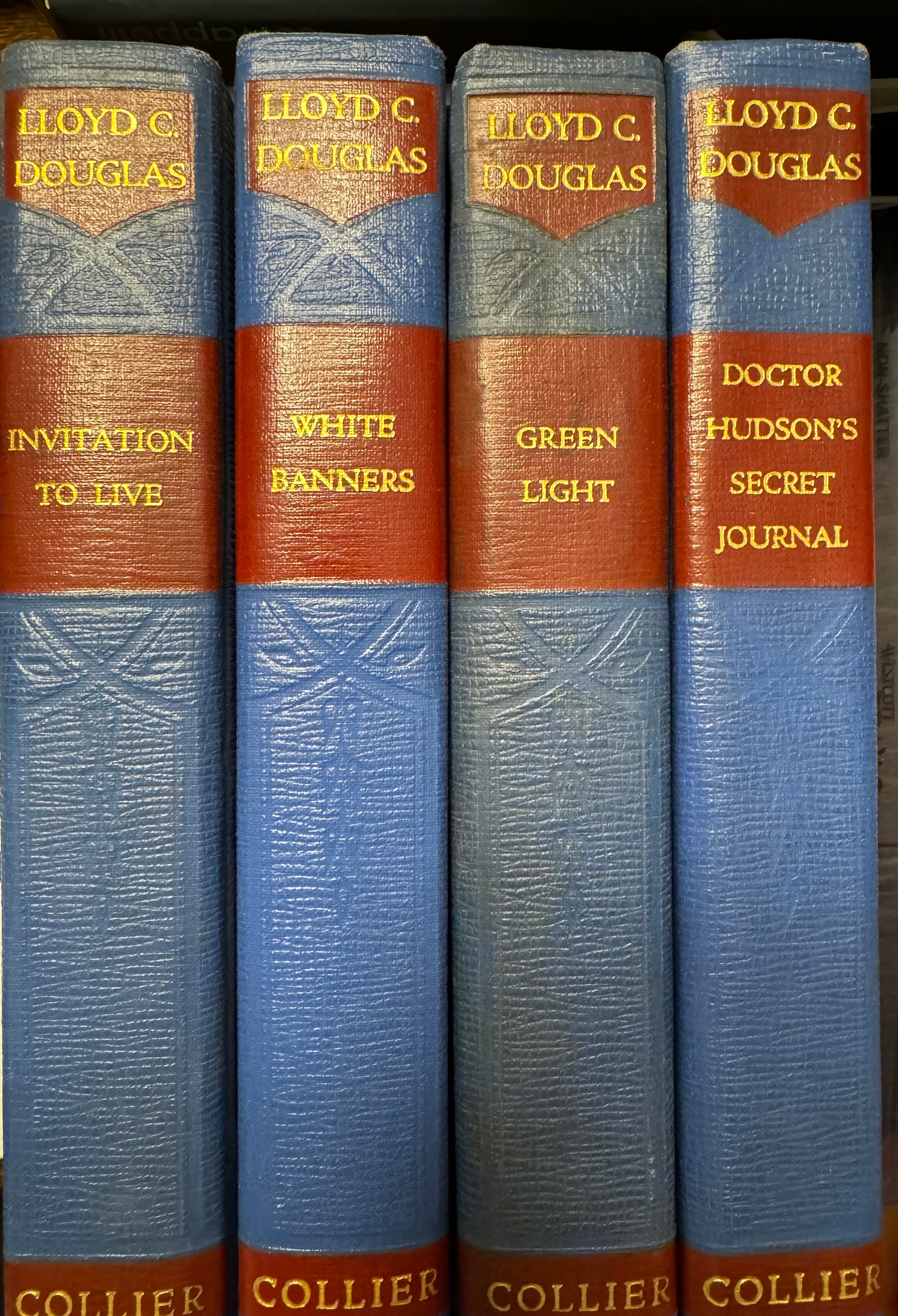 Lloyd C. Douglas Doctor Hudson's Secret Journal 1939 and Green Light ...