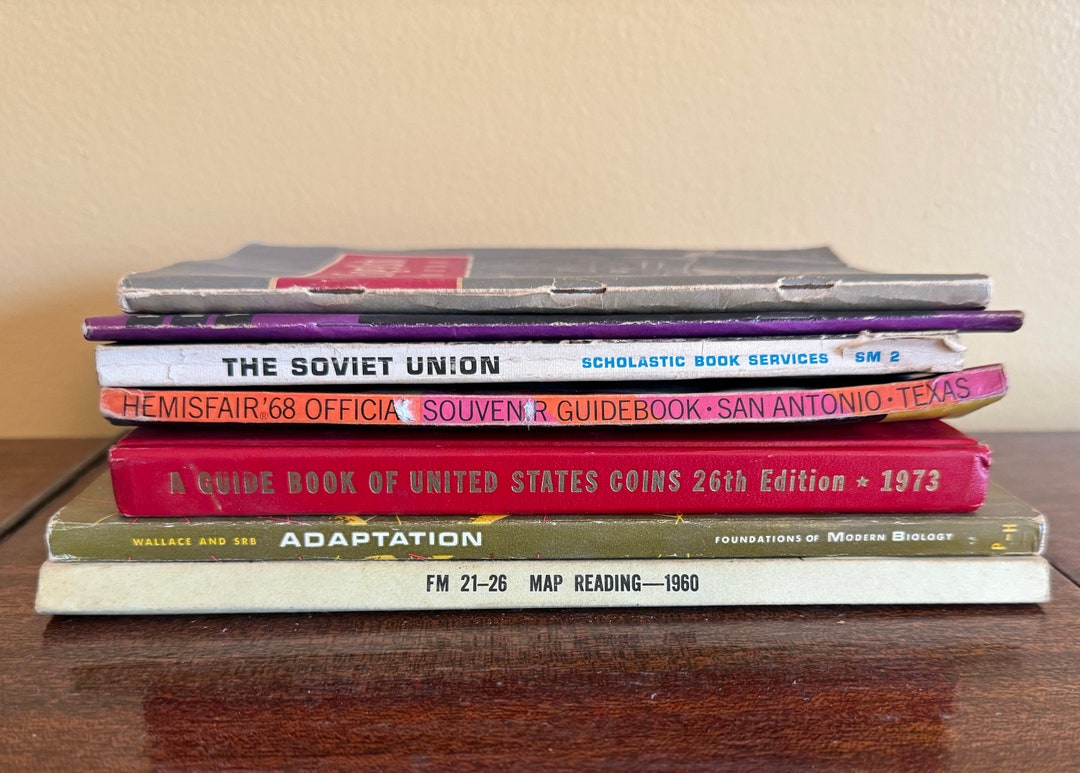 1951-1973 Rare, Vintage Collection Farmhouse Decor, Set of 7 Books. - Etsy