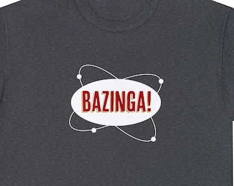 Bazinga Periodic Table of Elements T-shirt Sheldon Big Bang Theory ...