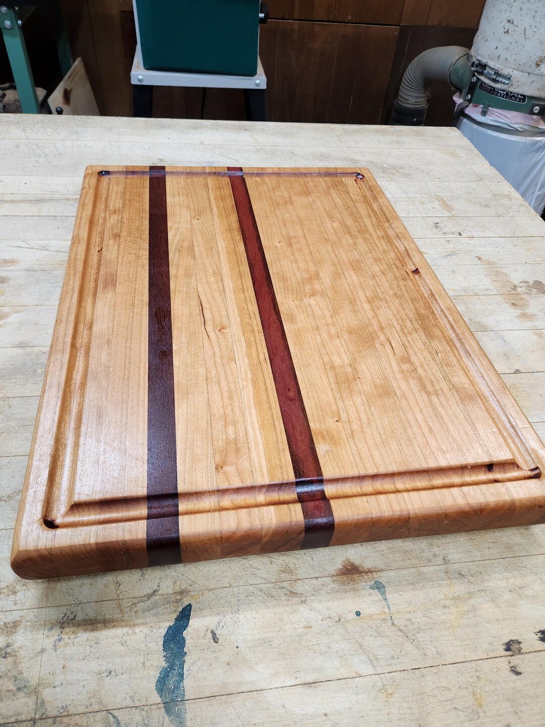 Maple and Brazilian Red Wood Cutting Board - Etsy