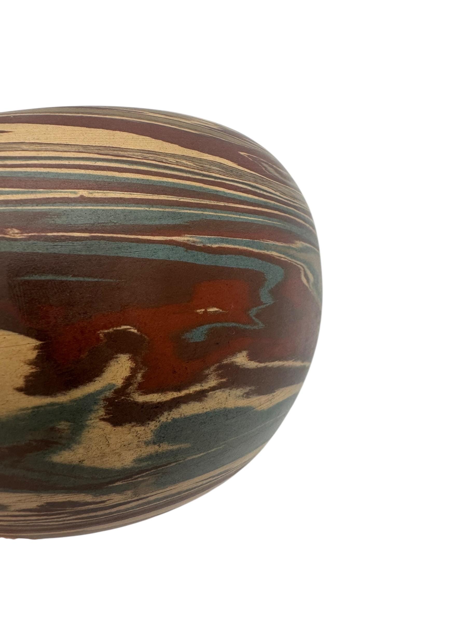 Antique Niloak Mission Swirl Pottery Vase – Original Paper Label, Rare ...