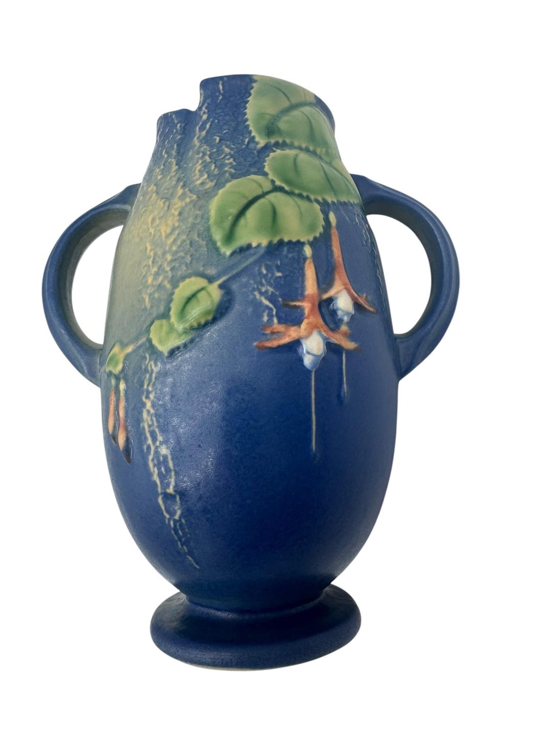 Exceptional Early Roseville Pottery Fuchsia Vase – 7” – Museum-quality ...