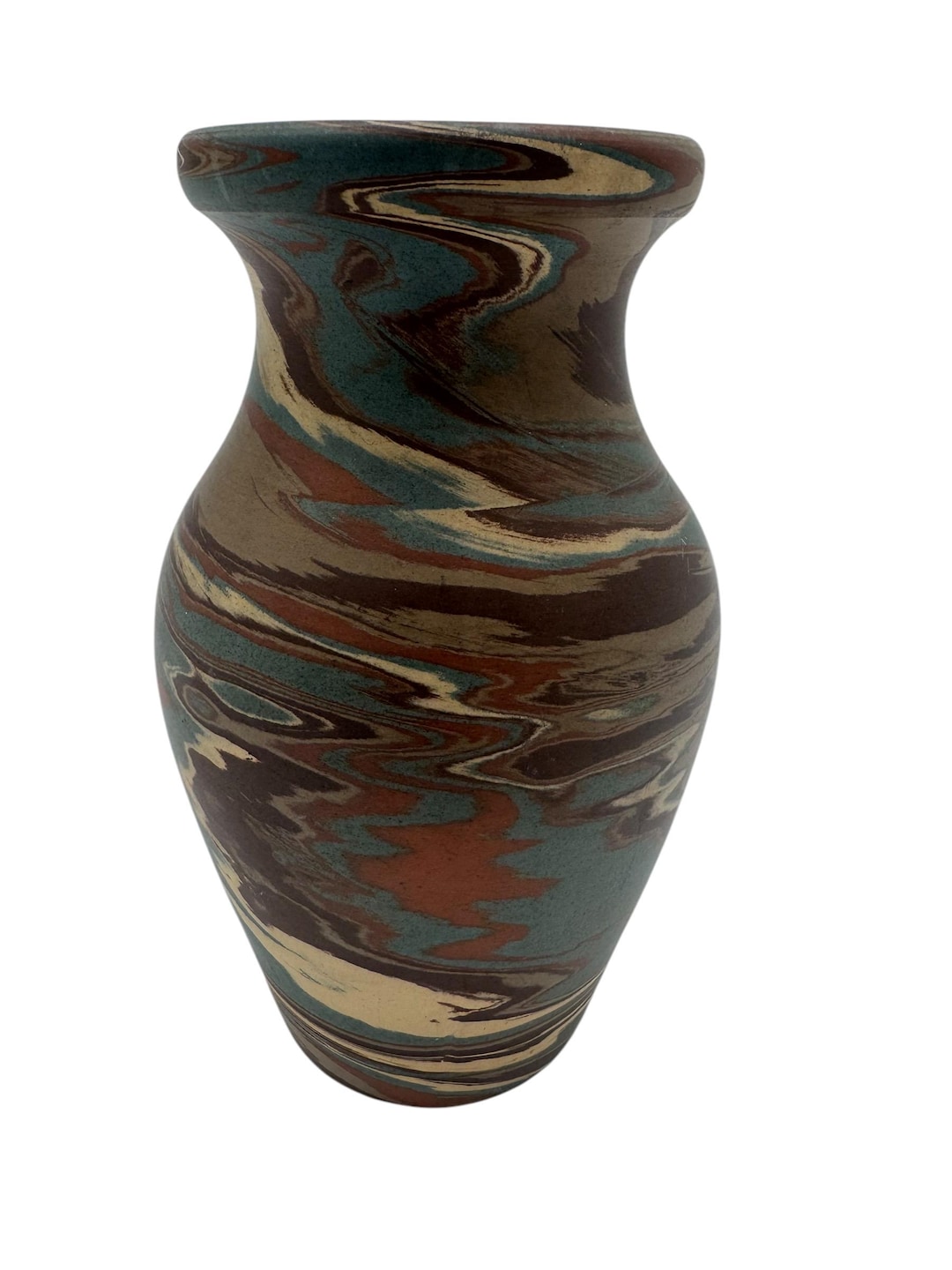 Vintage Niloak Mission Swirl Pottery Vase: Marbleized Art Pottery - Etsy