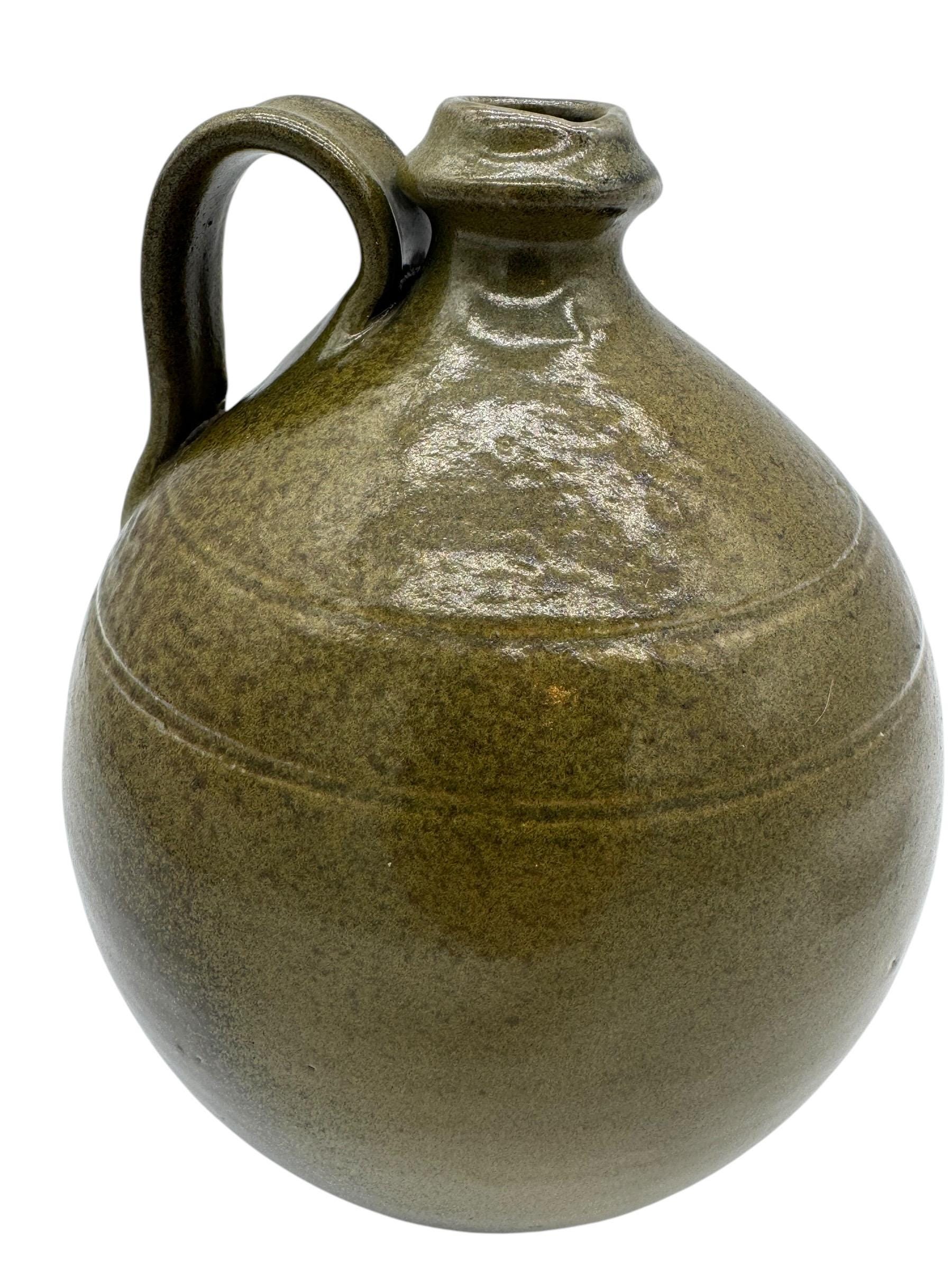 Vintage 9” Jugtown Ware Pottery Jug – Traditional North Carolina Art ...