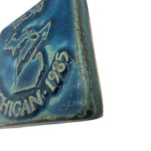 Vintage Pewabic Pottery Tile – Michigan 1985 Inc. 500 Commemorative ...