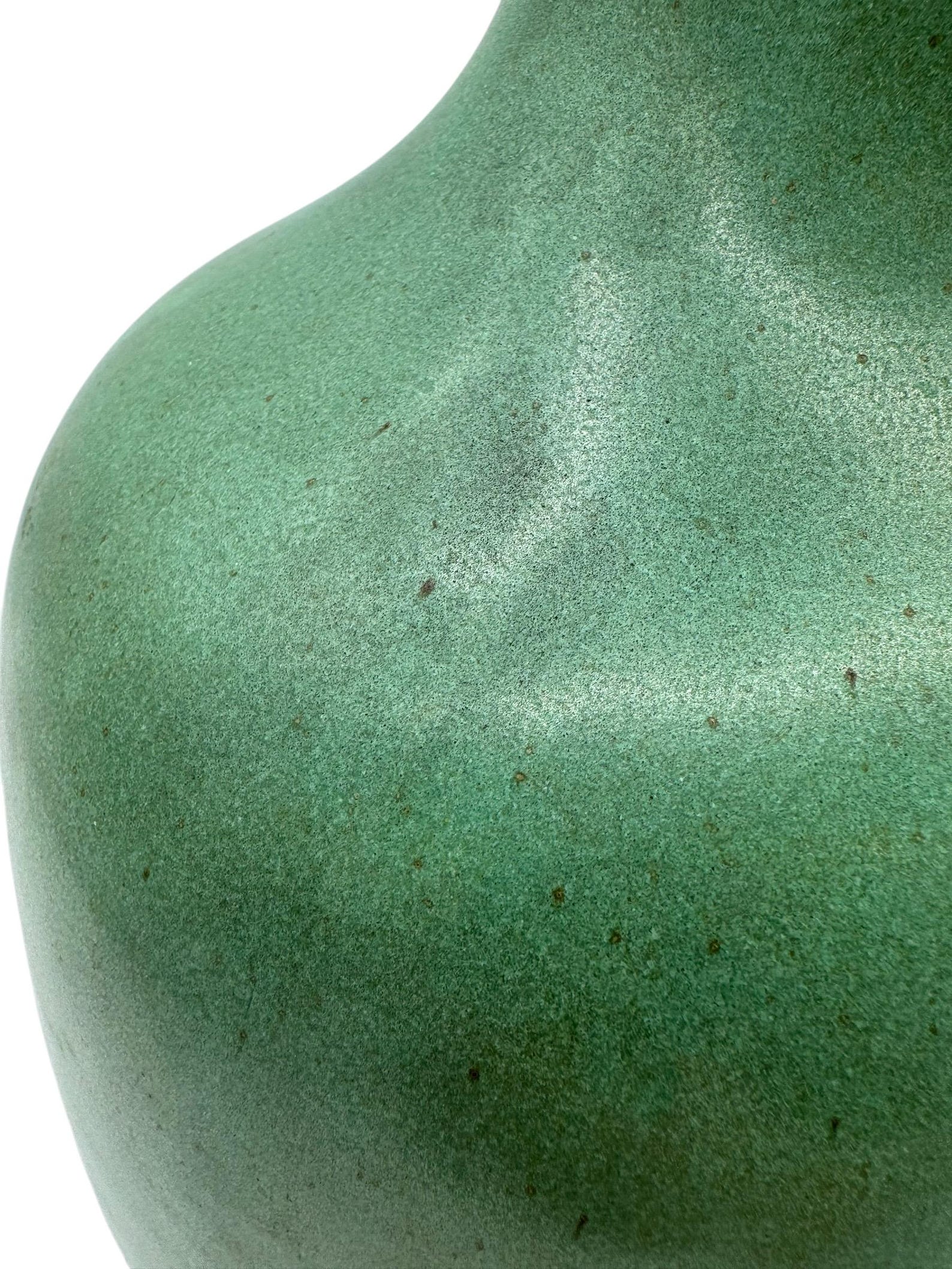 Monumental Teco Vase – 17” Tall – Matte Green Glaze – Museum Quality ...