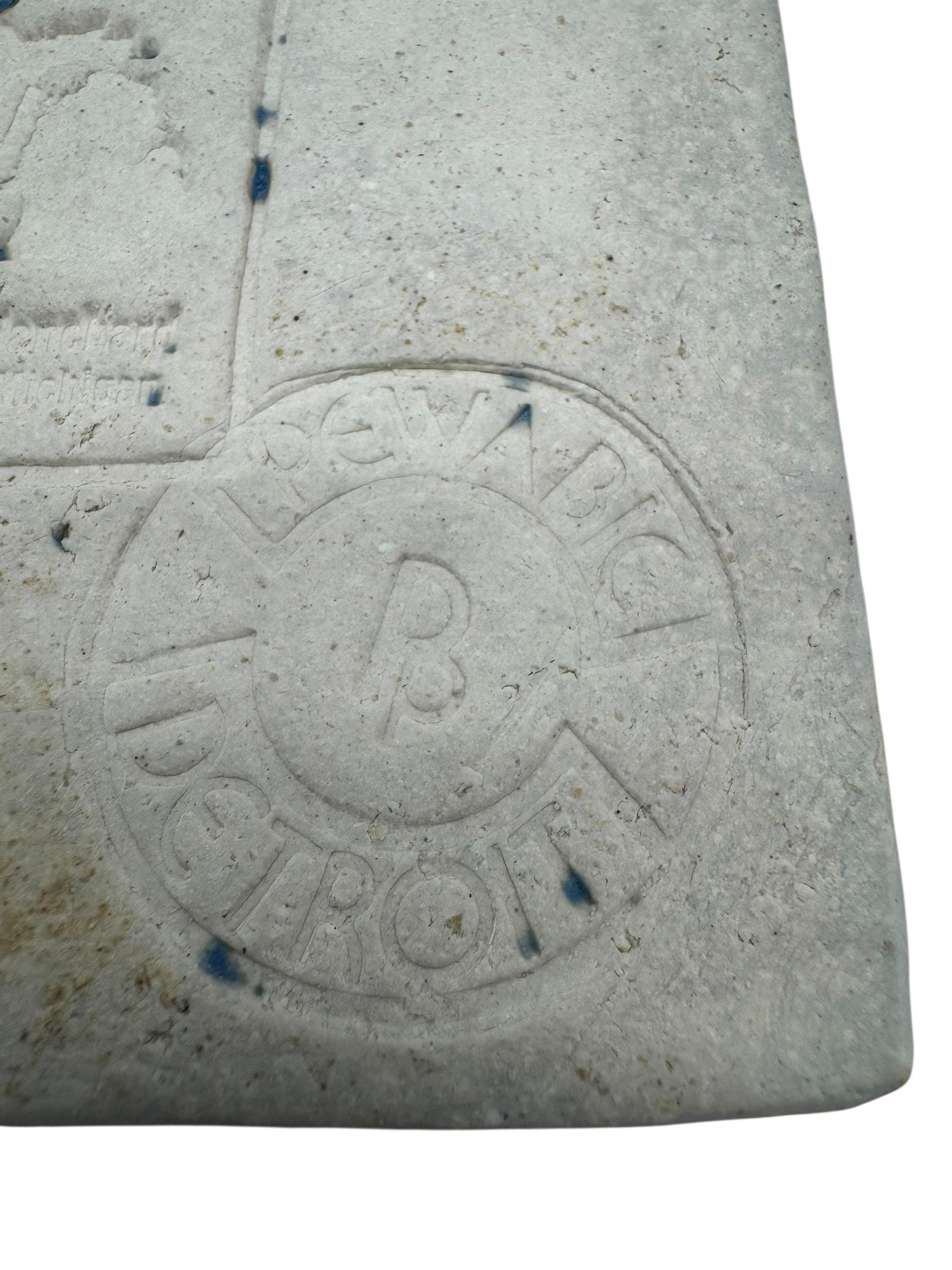 Vintage Pewabic Pottery Tile – Michigan 1985 Inc. 500 Commemorative ...