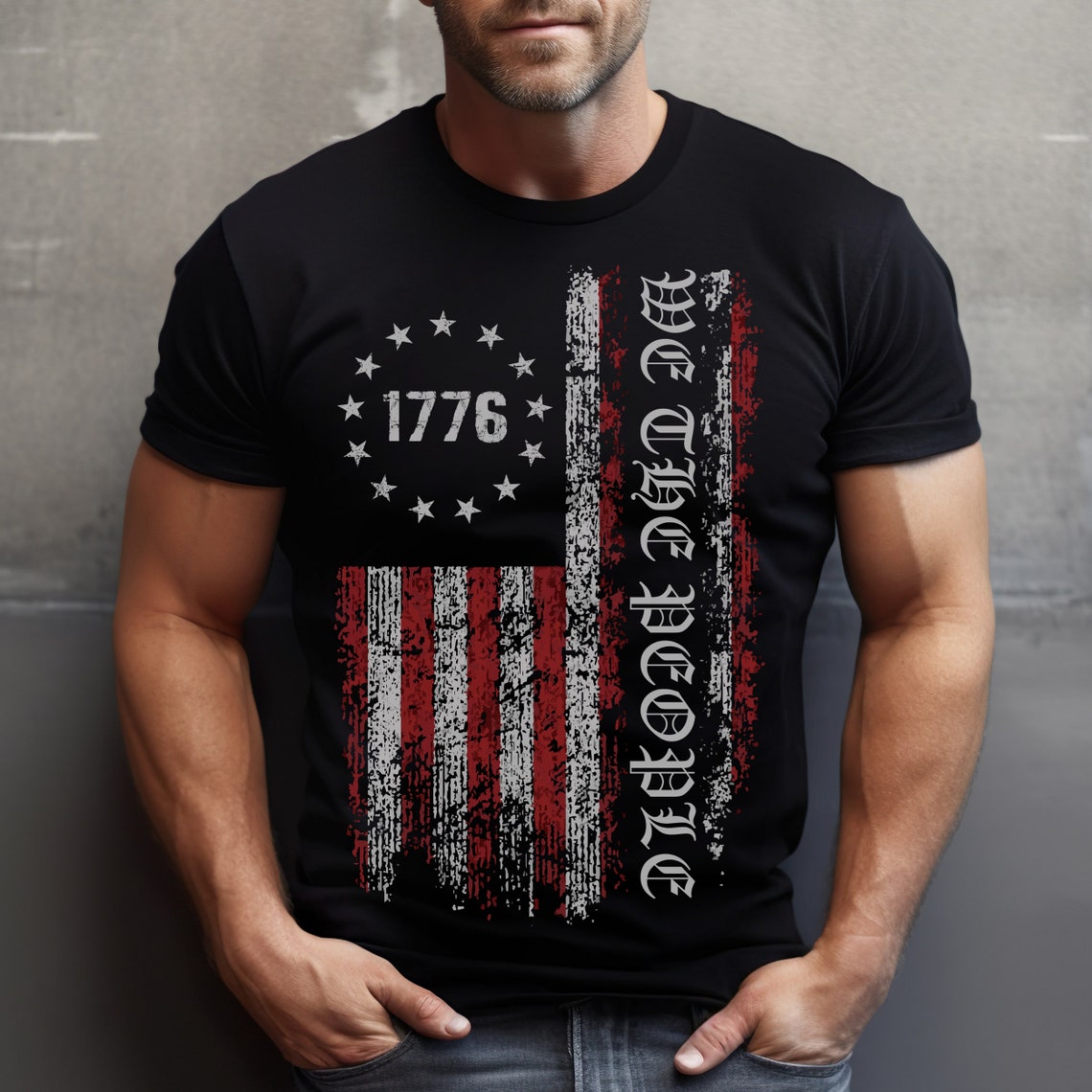 We the People Shirt, Veteran Flag Shirts, 1776 Constitution Pride With ...