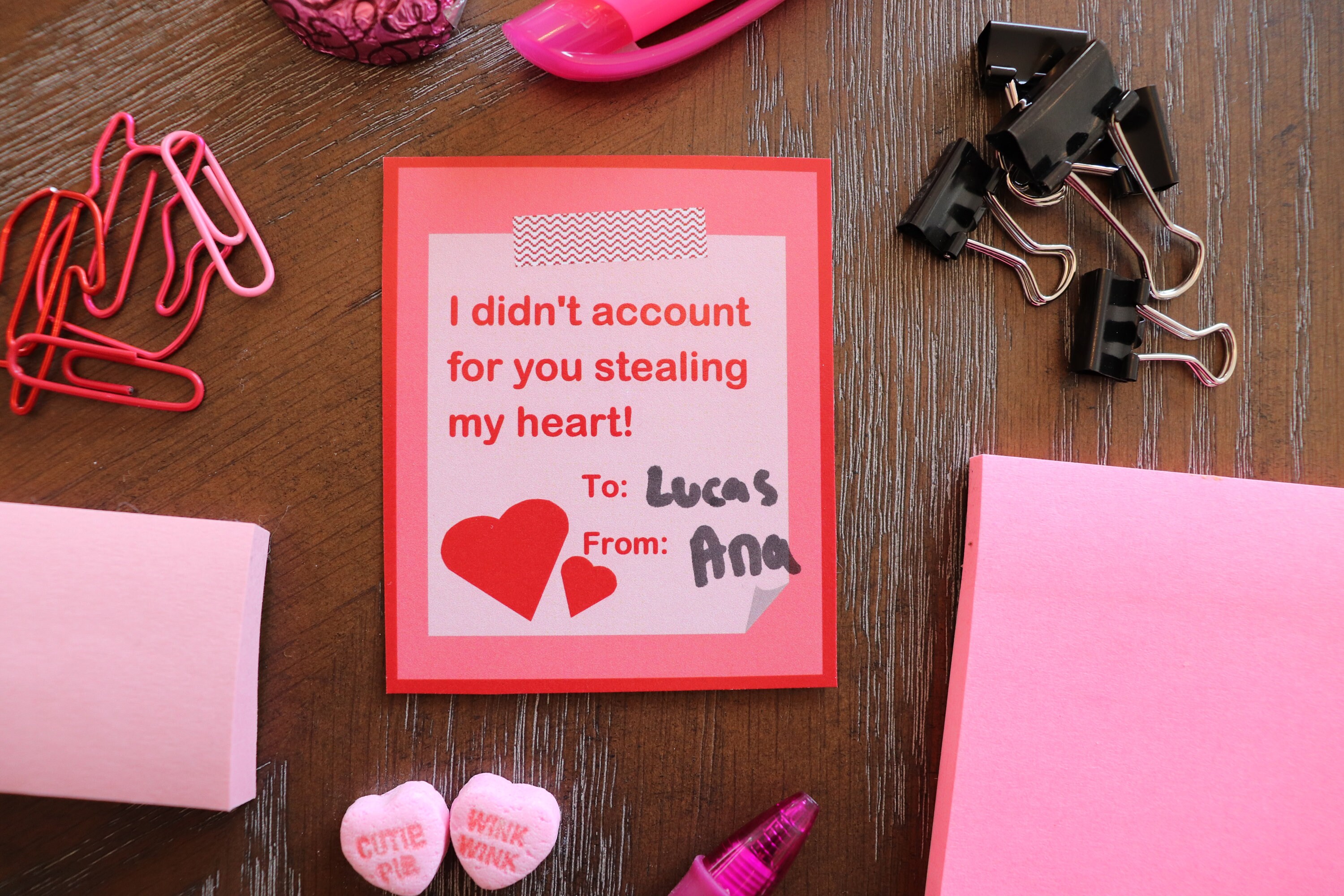 Valentines for Accountants Printable PDF | Download & Print - Etsy