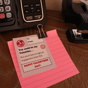 Valentines for Accountants Printable PDF | Download & Print - Etsy