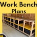 Work Bench Plans, Garage Storage Rack Plans, Table Storage Shelf ...
