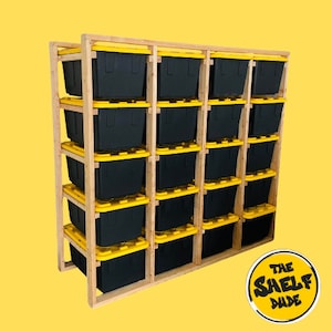 Garage Storage Rack Plans, Trendy Garage Storage Bin, Tote Storage ...