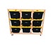 Mobile Storage Bin for Garage Kit / 27 Gallon Shelf on Wheels / Trendy ...