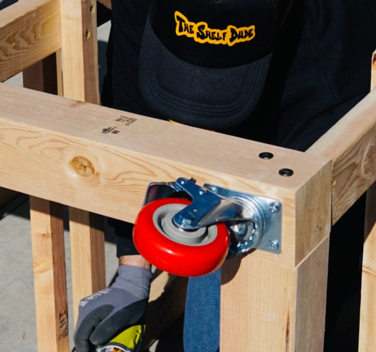 Mobile Storage Bin for Garage Kit / 27 Gallon Shelf on Wheels / Trendy ...