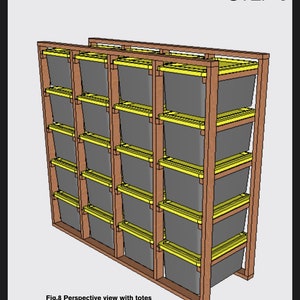Garage Storage Rack Plans, Trendy Garage Storage Bin, Tote Storage ...