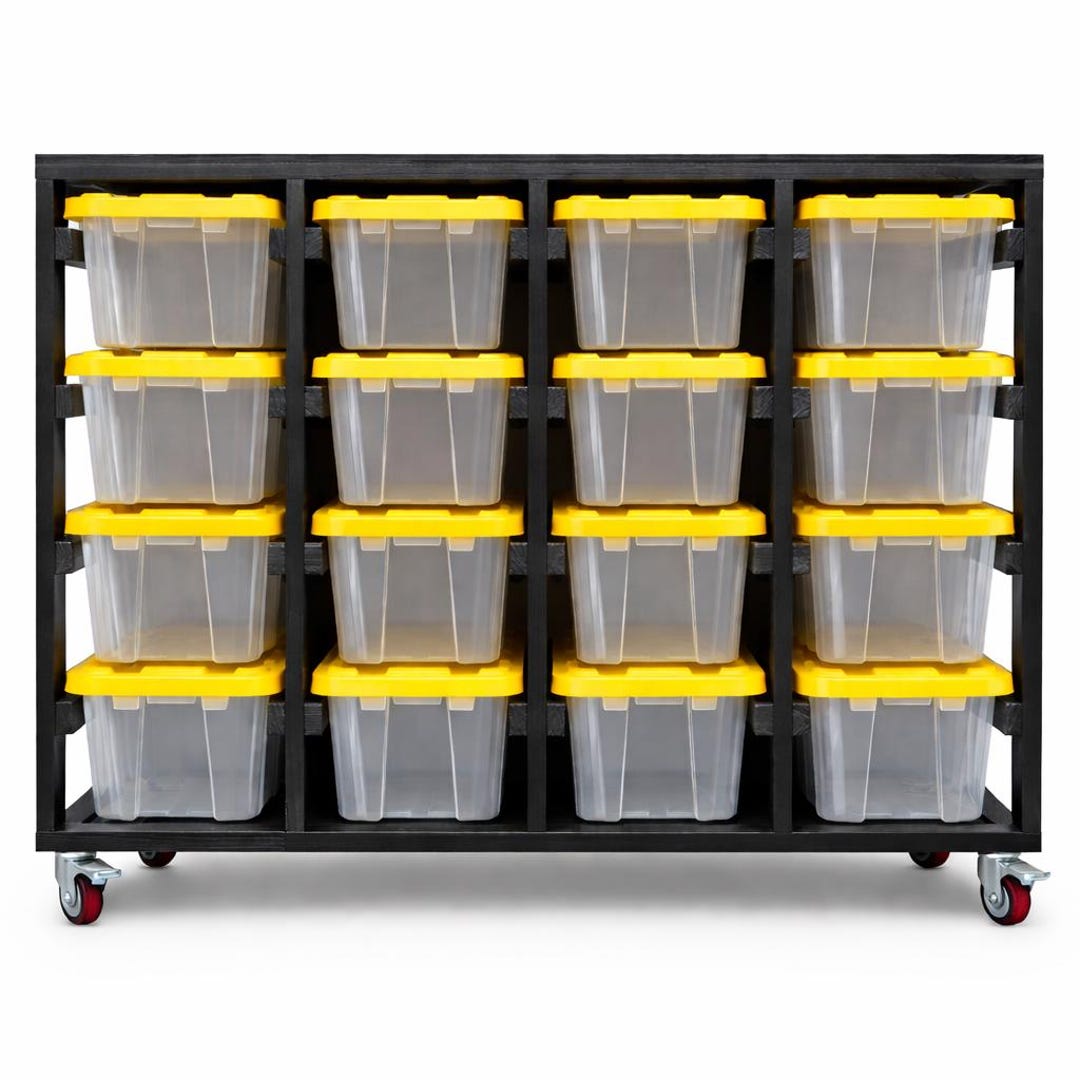 Mini Tote Shelf Plans-6.5 QT Totes HDX - Etsy