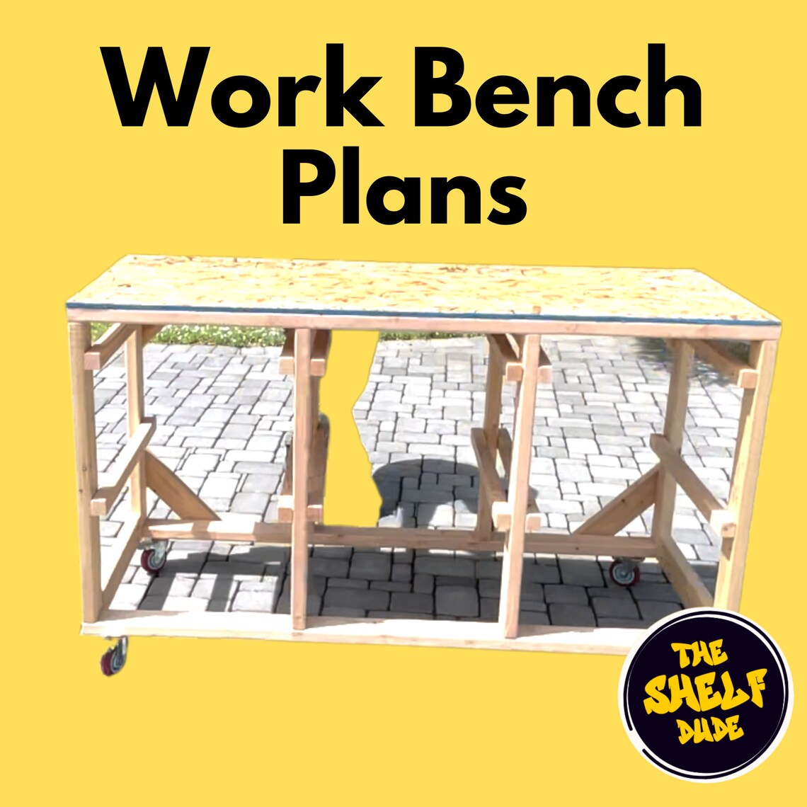 Work Bench Plans, Garage Storage Rack Plans, Table Storage Shelf ...
