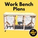 Work Bench Plans, Garage Storage Rack Plans, Table Storage Shelf ...