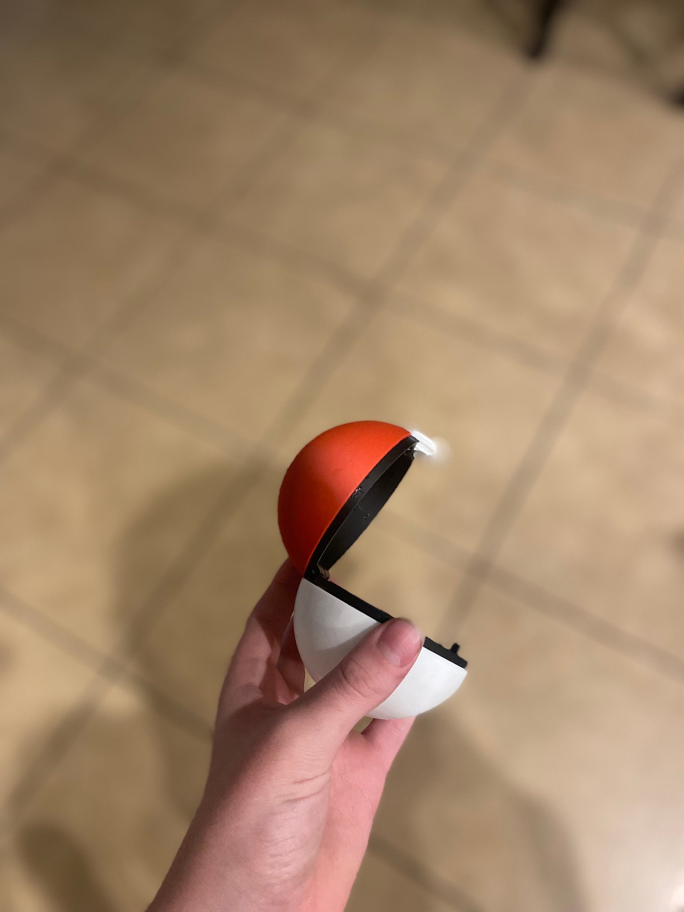 3D Printed Poke Ball - Etsy