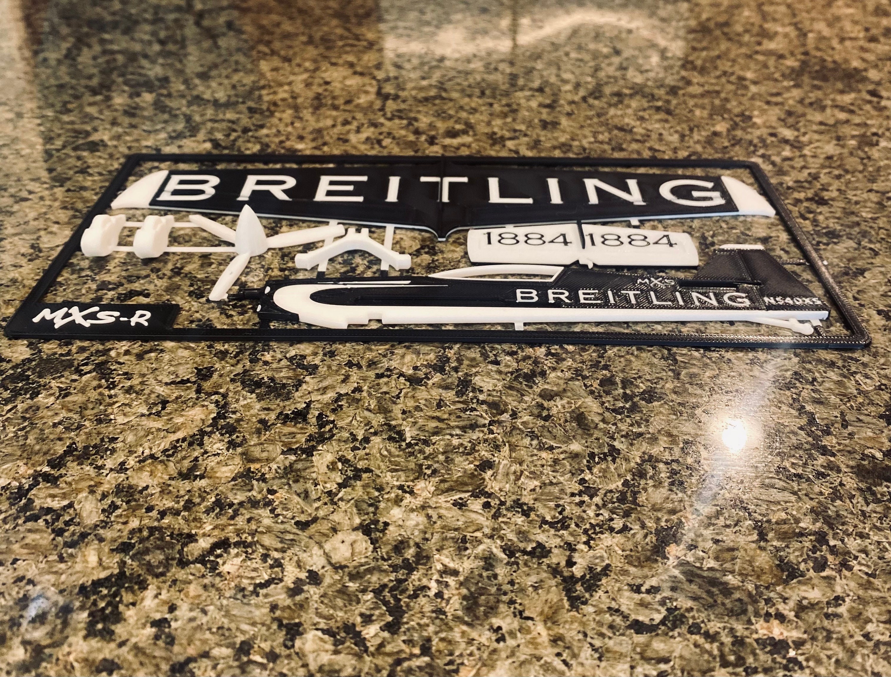 3d Printed Kit Card Plane (MXS-R Breitling) - Etsy