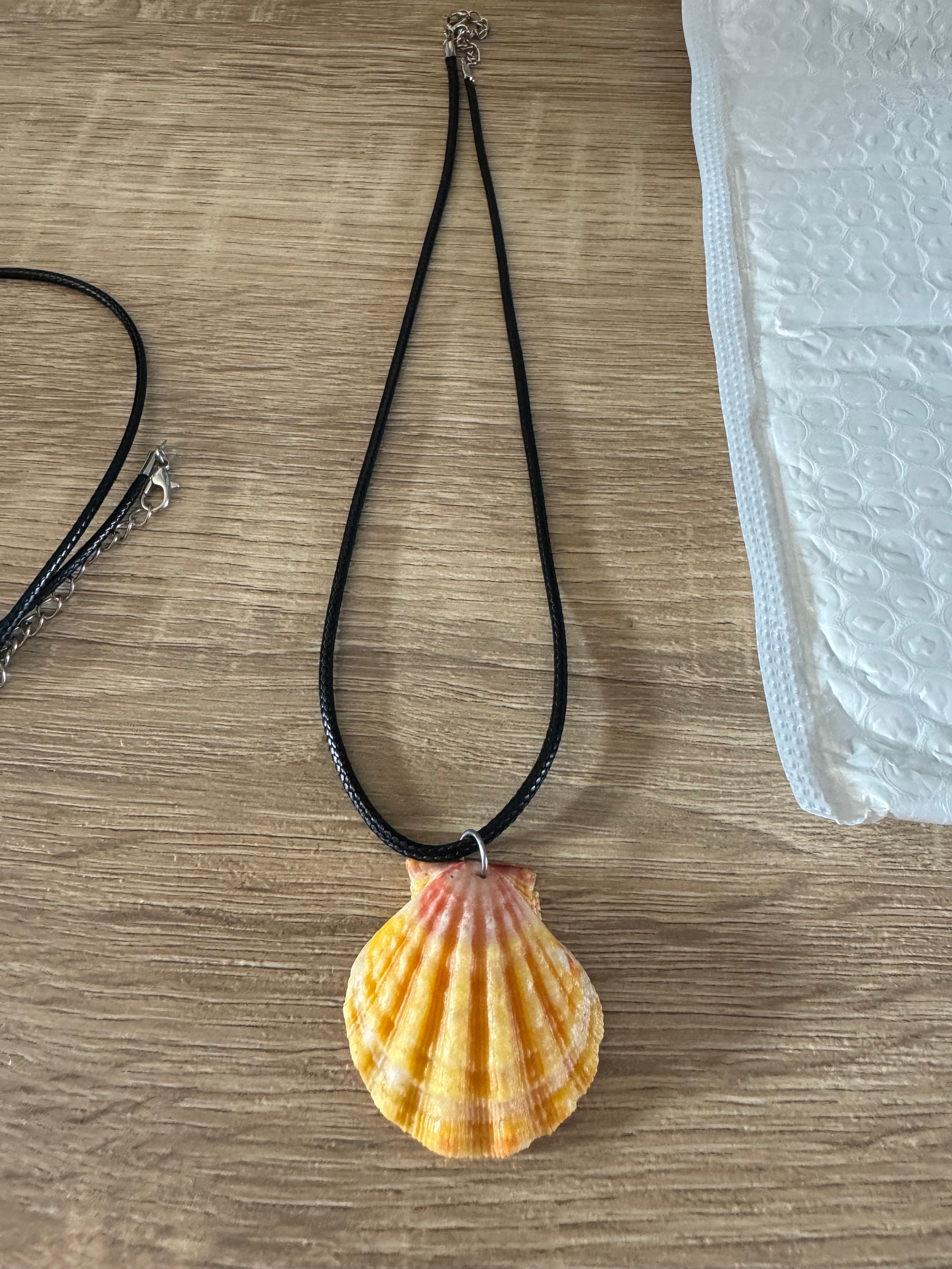 Beautiful Kauai Sunrise Shell Necklace on a Chain, Sunrise Shell ...