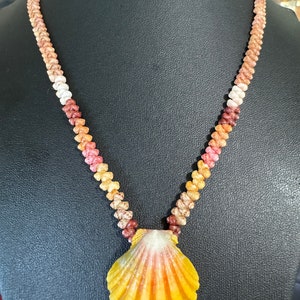 Kahealani Shell Necklace, Beautiful Sunrise Shell and Colorful ...