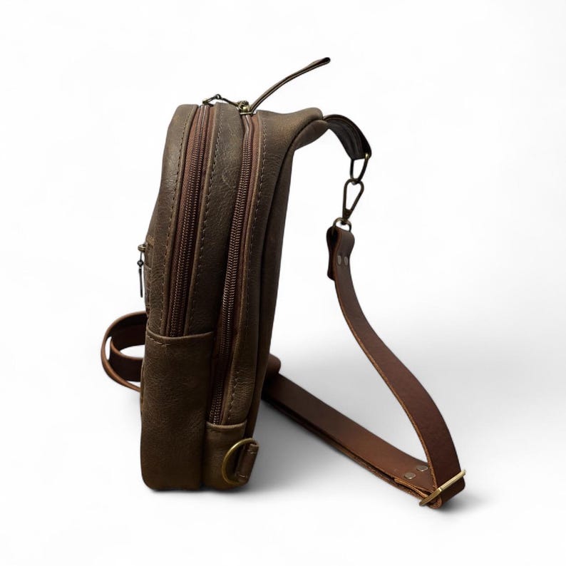 Leather Concealed Carry Quick Access Pull Tab Slingbag. - Etsy