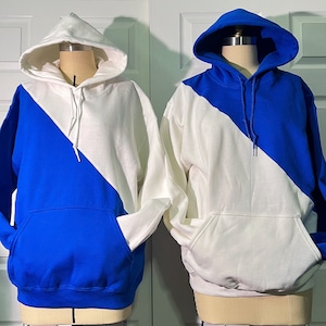 Custom Two-tone Matching Hoodie Set - Etsy