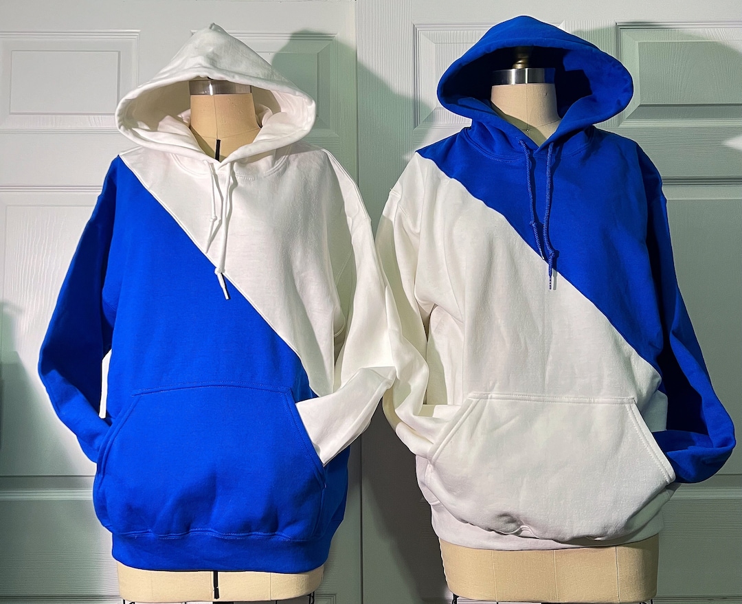 Custom Two-tone Matching Hoodie Set - Etsy