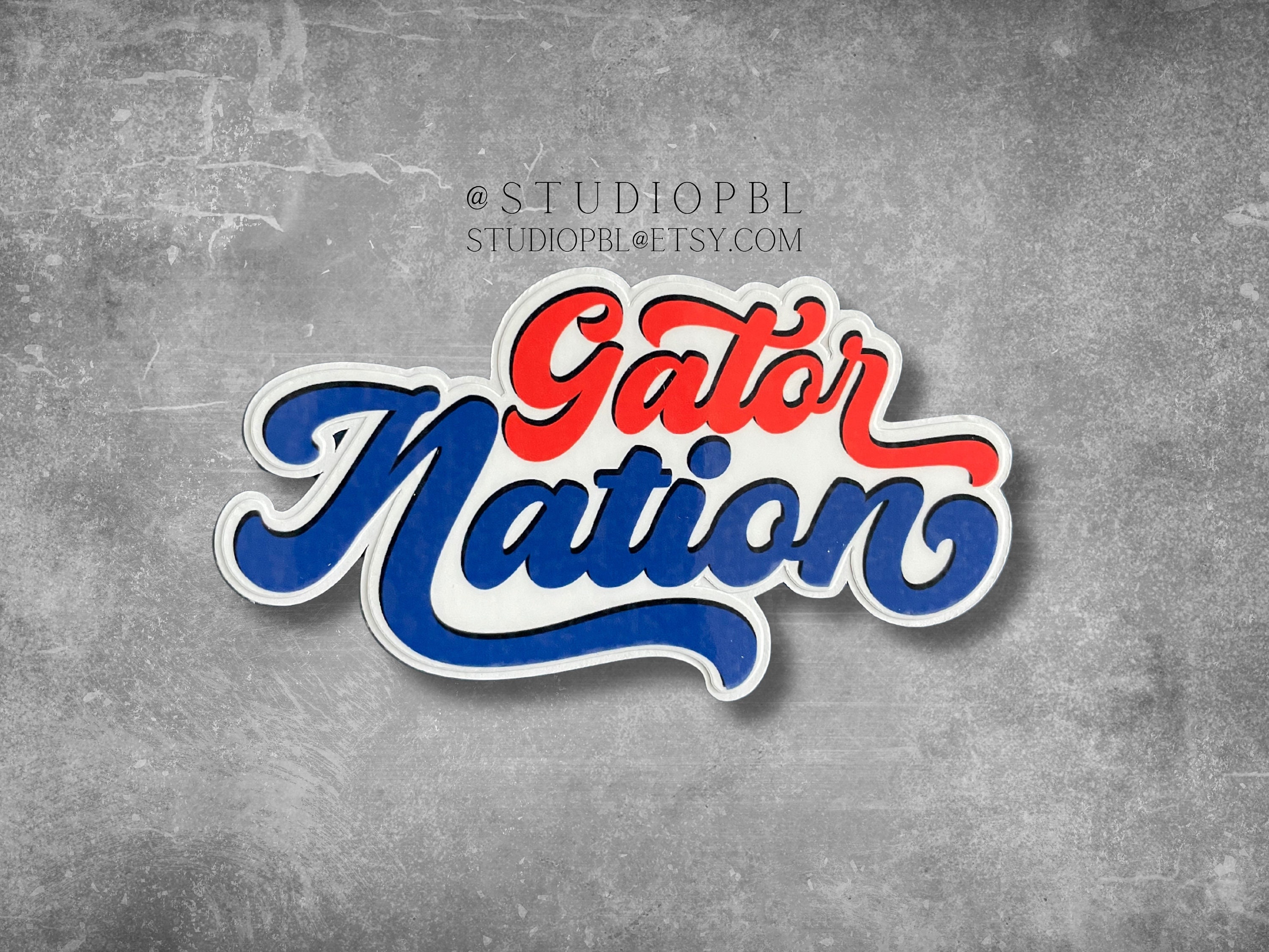 University of Florida Gator Nation Sticker, UF School Spirit Premium ...
