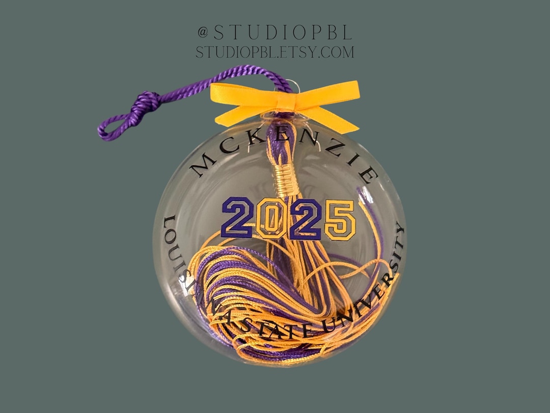 Personalized LSU Graduation Ornament, Louisiana State University ...