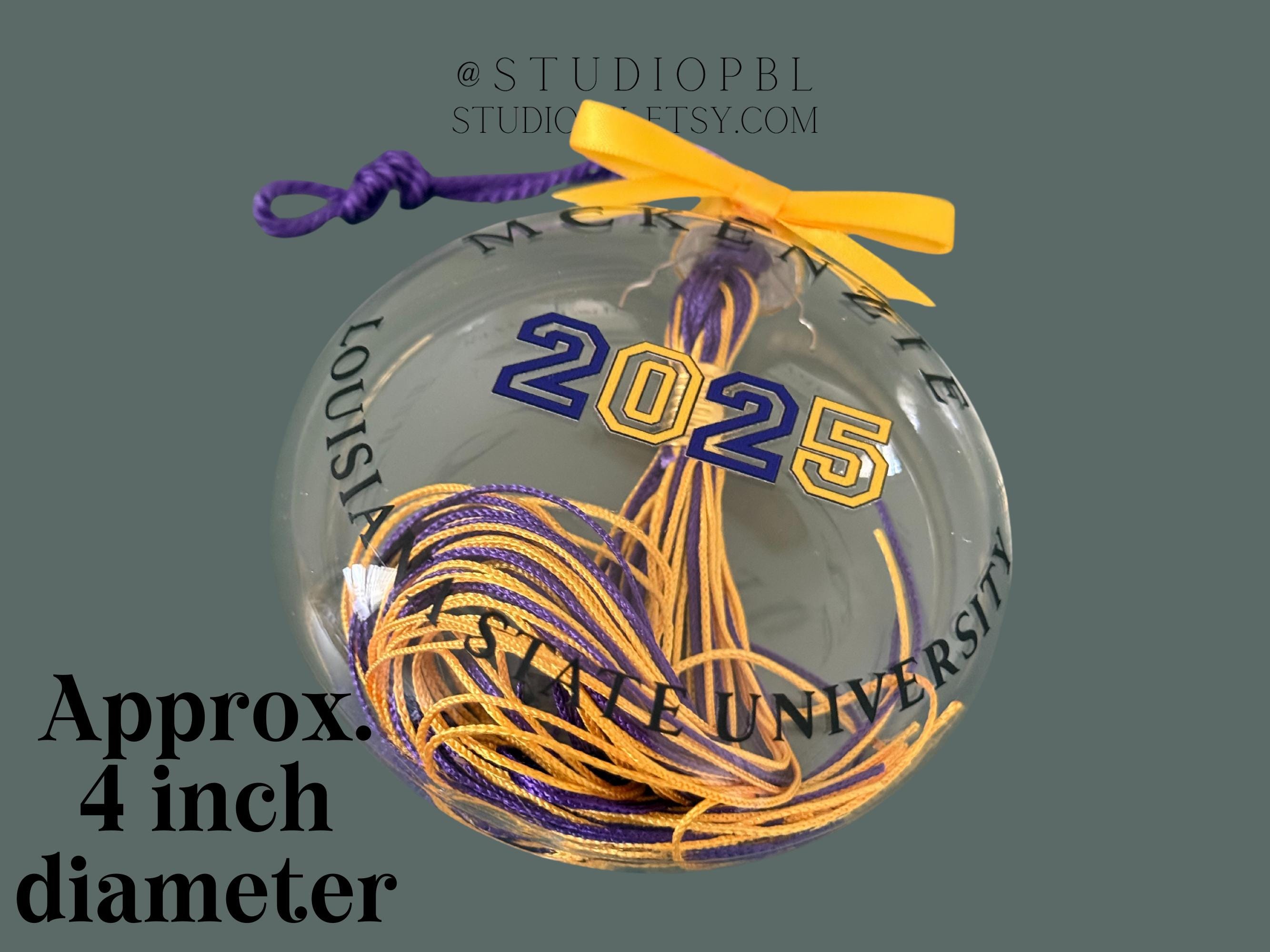 Personalized LSU Graduation Ornament, Louisiana State University ...