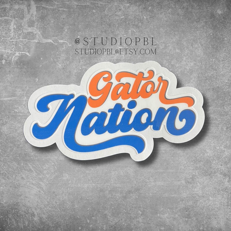 Florida Gators Decal - Etsy