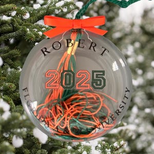 Personalized FAMU Graduation Ornament, Florida A and M Keepsake, Tassel ...