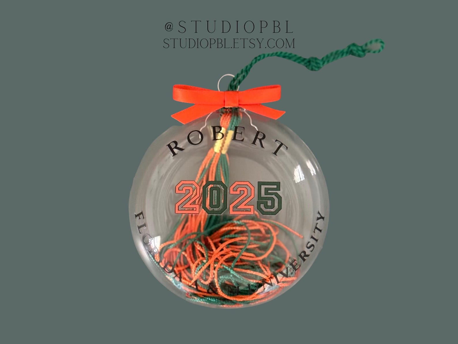Personalized FAMU Graduation Ornament, Florida A and M Keepsake, Tassel ...