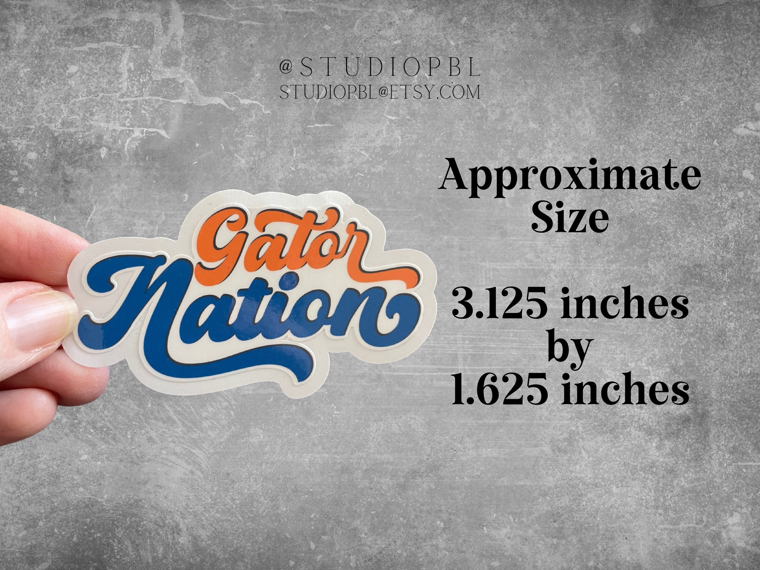 University of Florida Gator Nation Sticker, UF School Spirit Premium ...