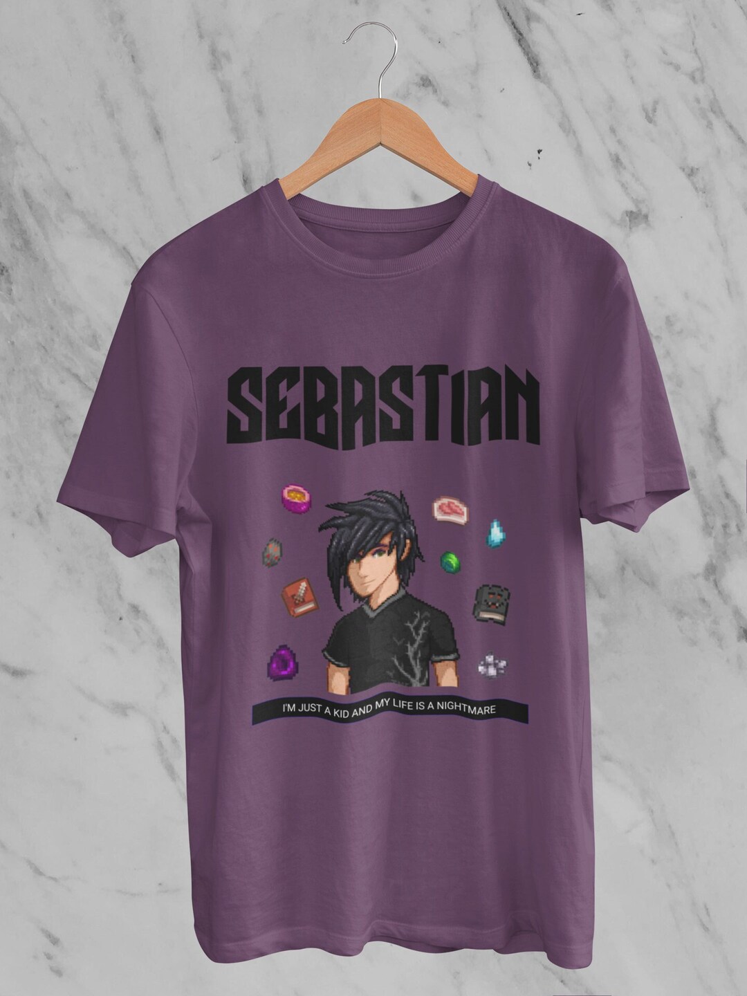 Stardew Valley Sebastian Tee, Stardew Valley, Stardew Valley Merch ...