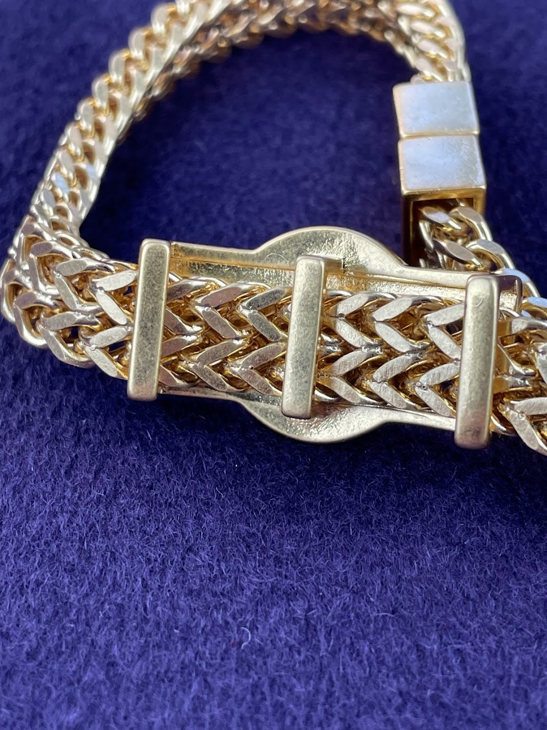 Vintage Versace Gold Double Rare Chain Necklace - Etsy