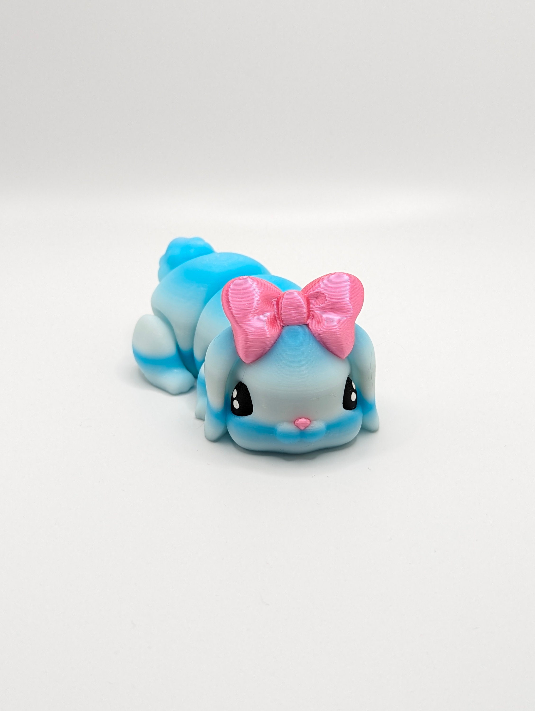 3D Printed Lop Ear Bunny Fidget Toy Layers in Green Authorized Seller ...