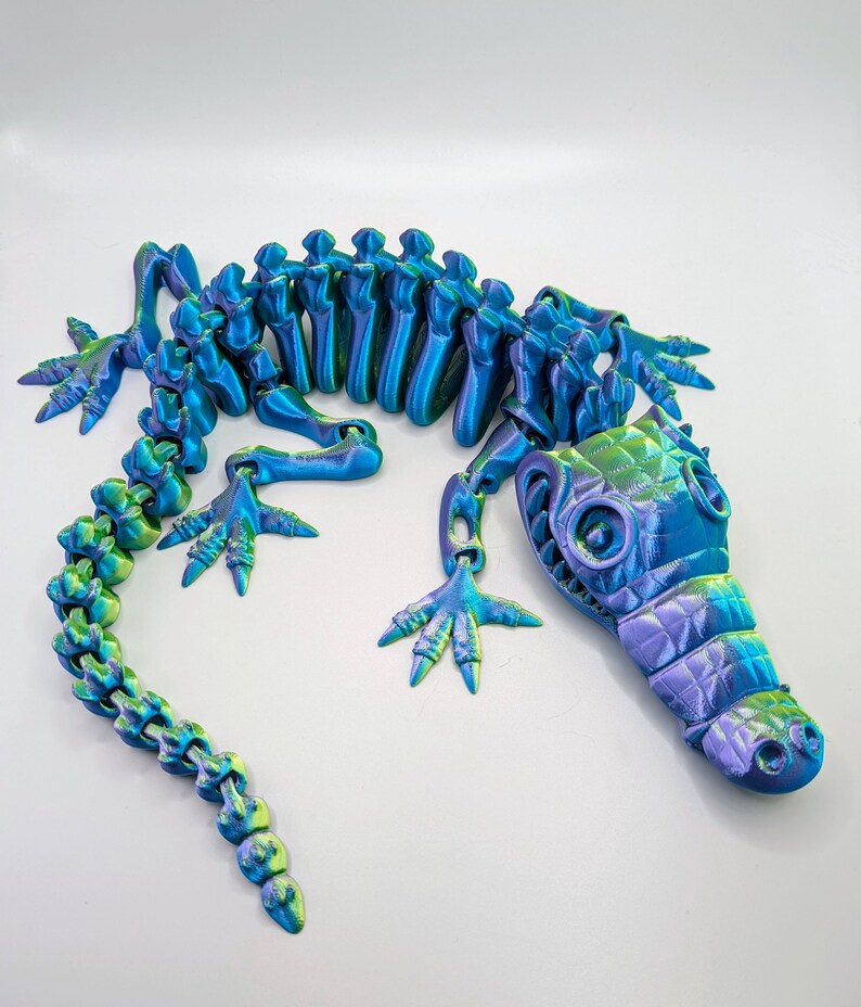 3D Printed Flexi Crocodile Fidget Toy|flexi Factory Authorized Seller ...