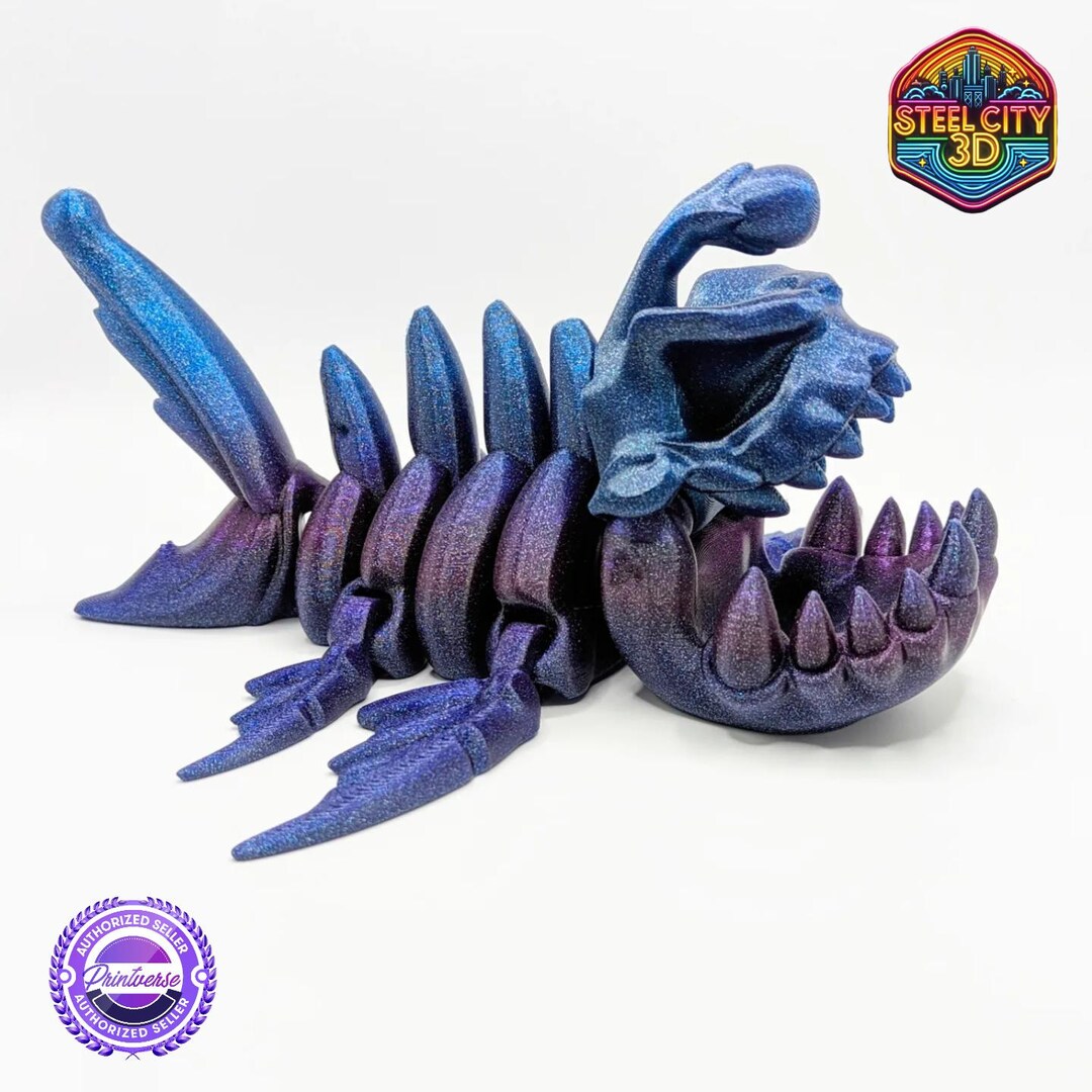 Angler Fish Flexi Skeleton | 3D Printed Fish | Printverse Crafts ...