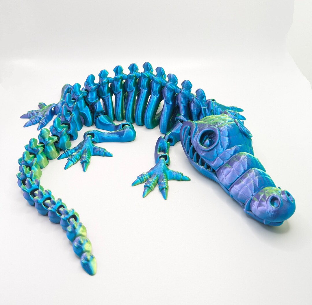 3D Printed Flexi Crocodile Fidget Toyflexi Factory Authorized Seller - Etsy