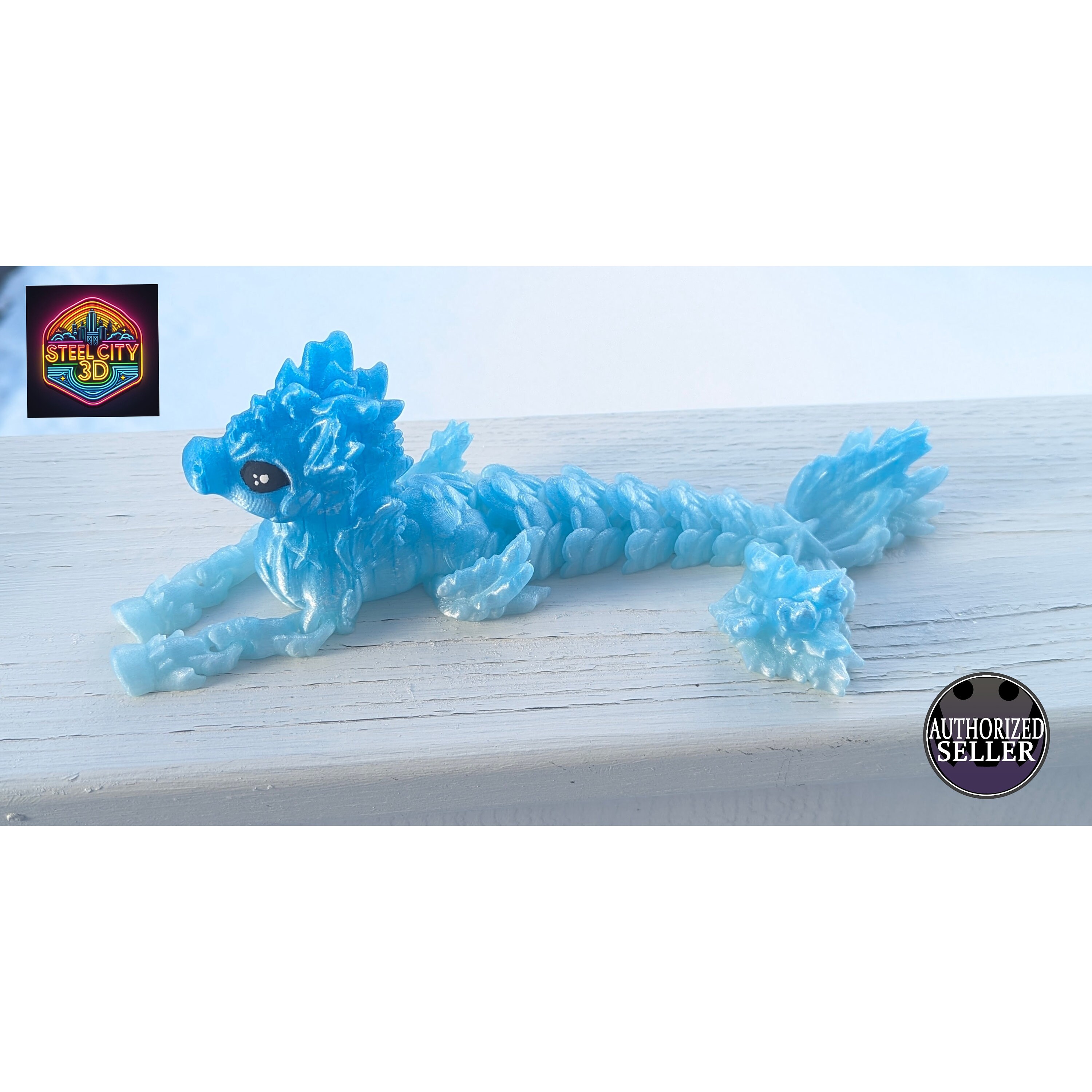 3D Printed Hippocampus Sea Horse Fidget Toycinderwing3d Authorized ...