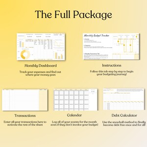Monthly Budget Tracker, Personal Finance, Budget Template, Google ...