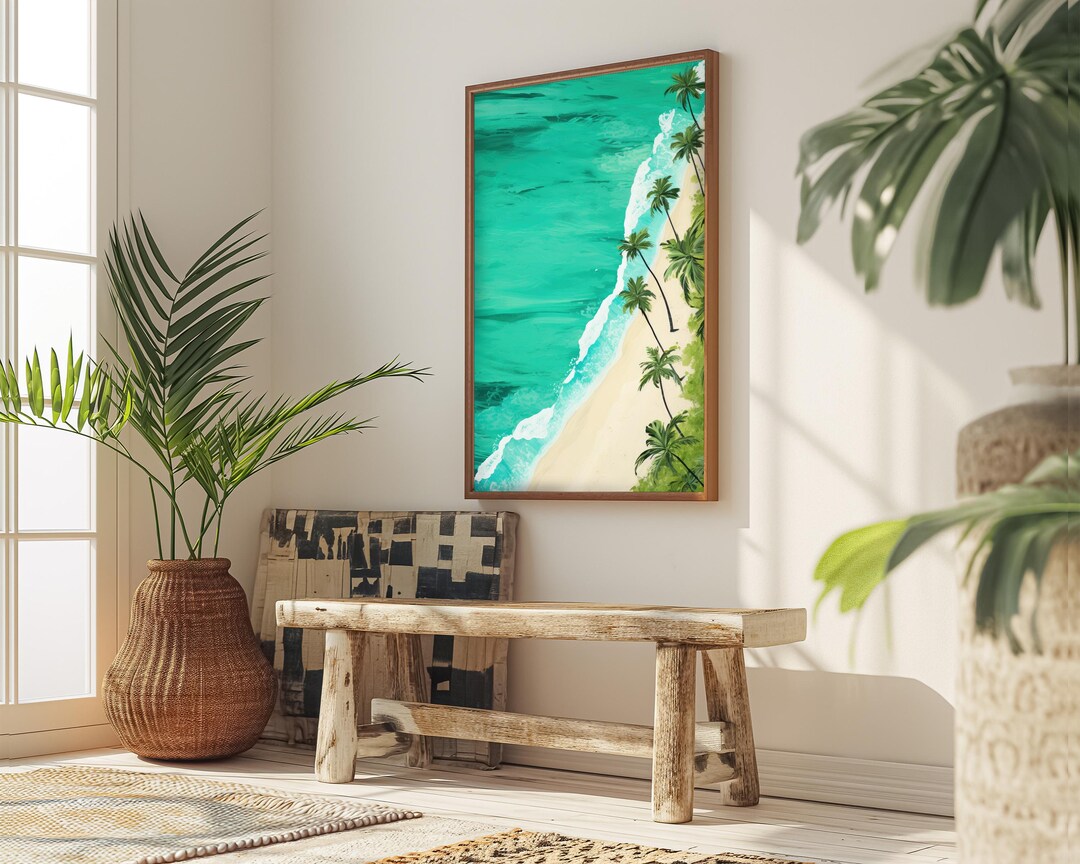 Kailua Beach Oahu Wall Art | Hawaii Surf Beach Print | Oahu Art Print ...