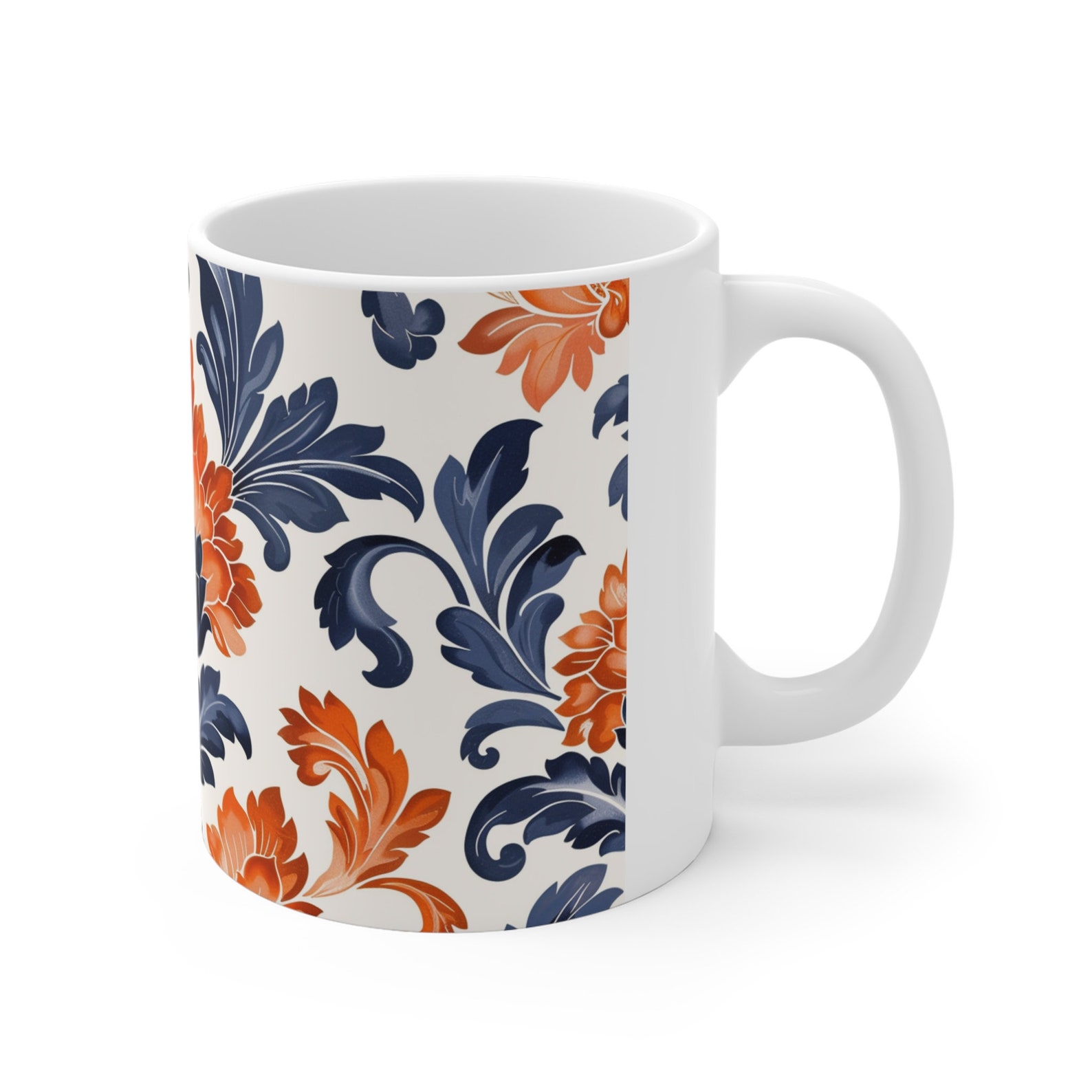 Vintage Decorative Mug, Antique Coffee Mug, Ornamental Coffee Mug ...