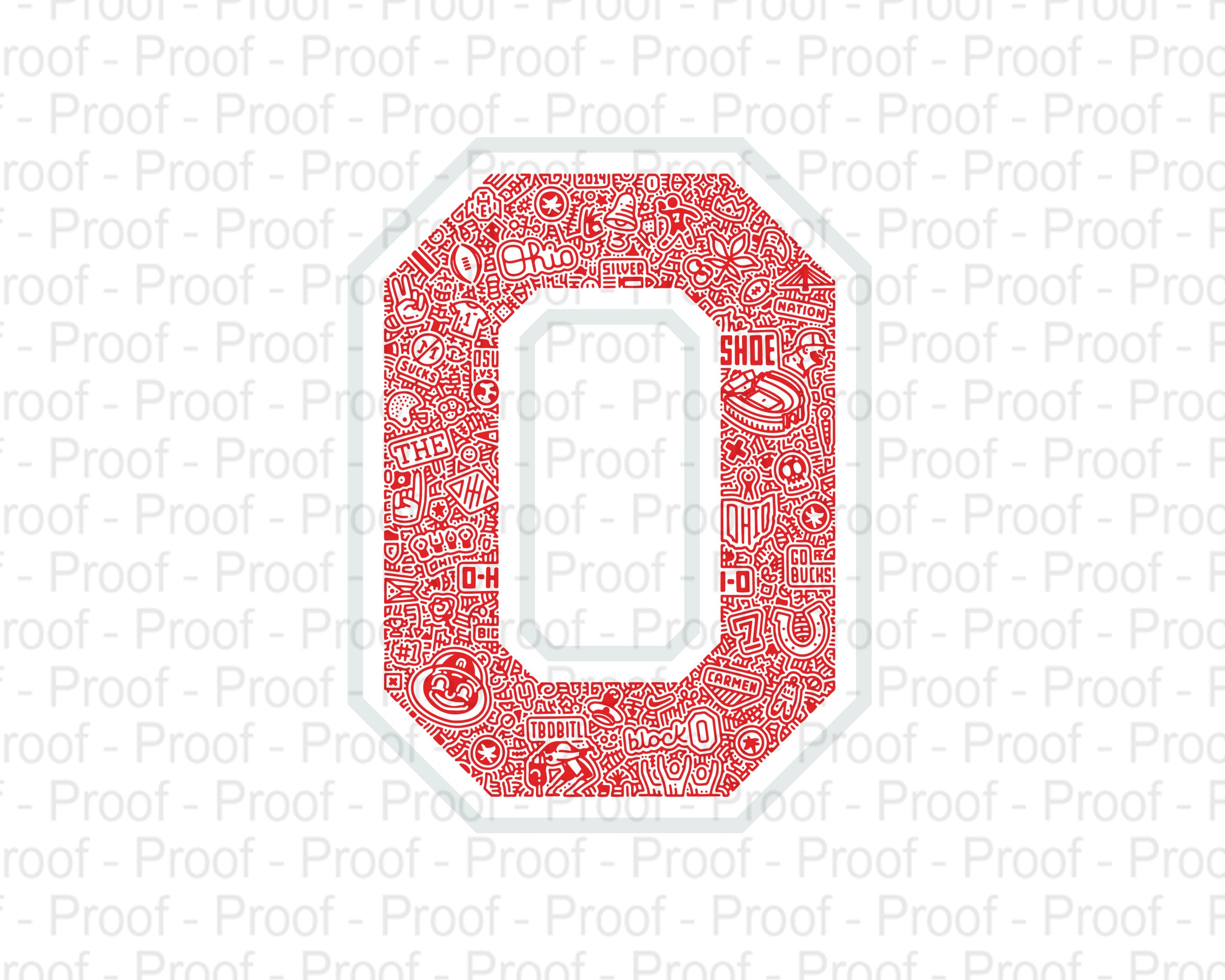 Ohio State University Embroidery Logo Design 4 Sizes Machine Embroidery ...
