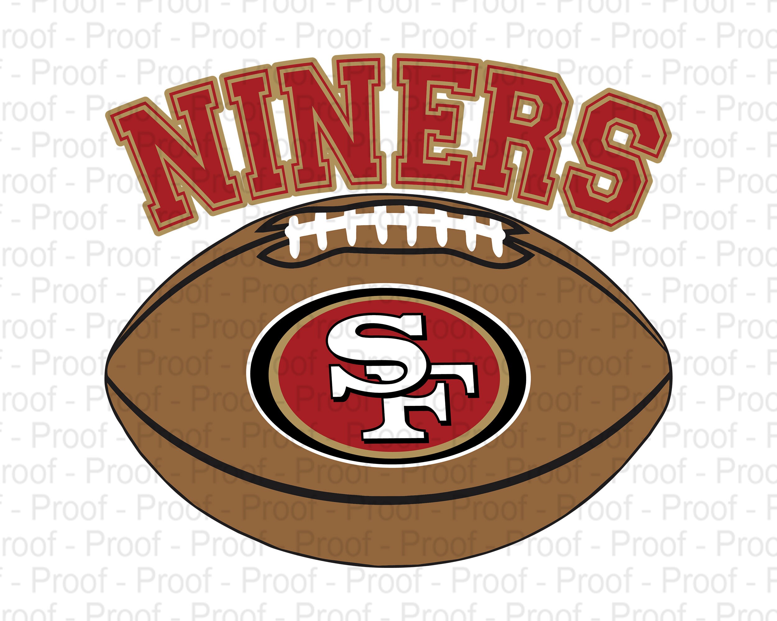 San Francisco Football SVG 49ers PNG San Francisco chemise rétro ...